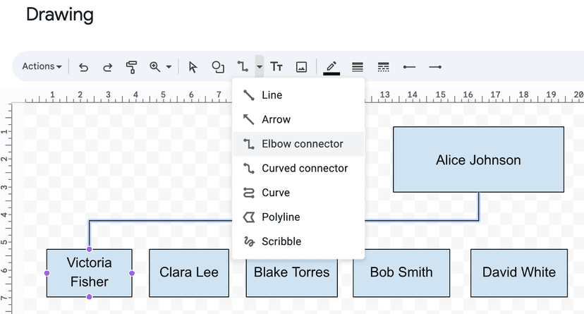How to Create an Organizational Chart in Google Docs